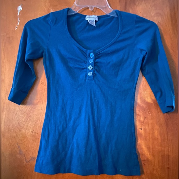 Body Central | Tops | Body Central Dark Turquoise 34 Button Top | Poshmark